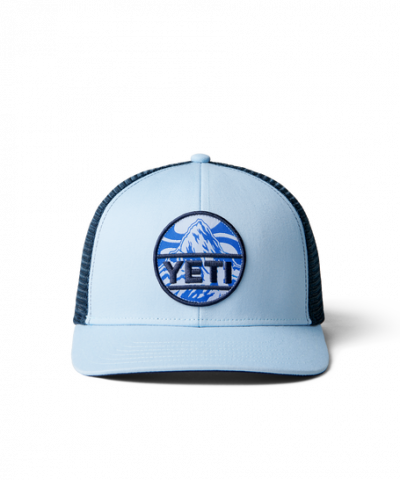 Gorra Yeti Mountain Badge Trucker/Light Blue - Midway Surf